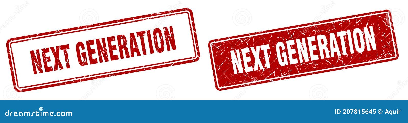 Next Generation Stamp Set. Next Generation Square Grunge Sign Stock ...