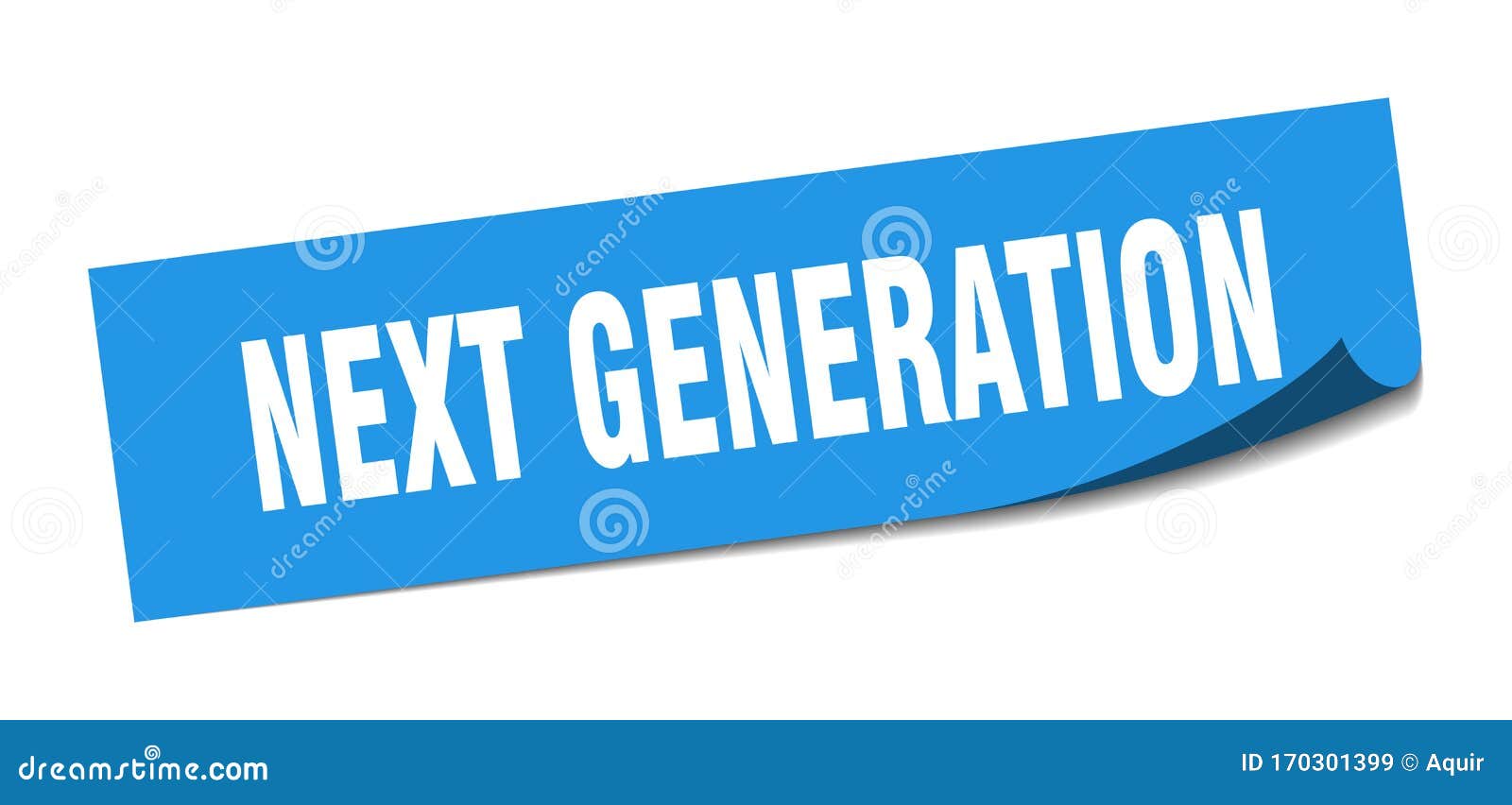 Next Generation Sticker. Next Generation Square Sign Stock Vector ...
