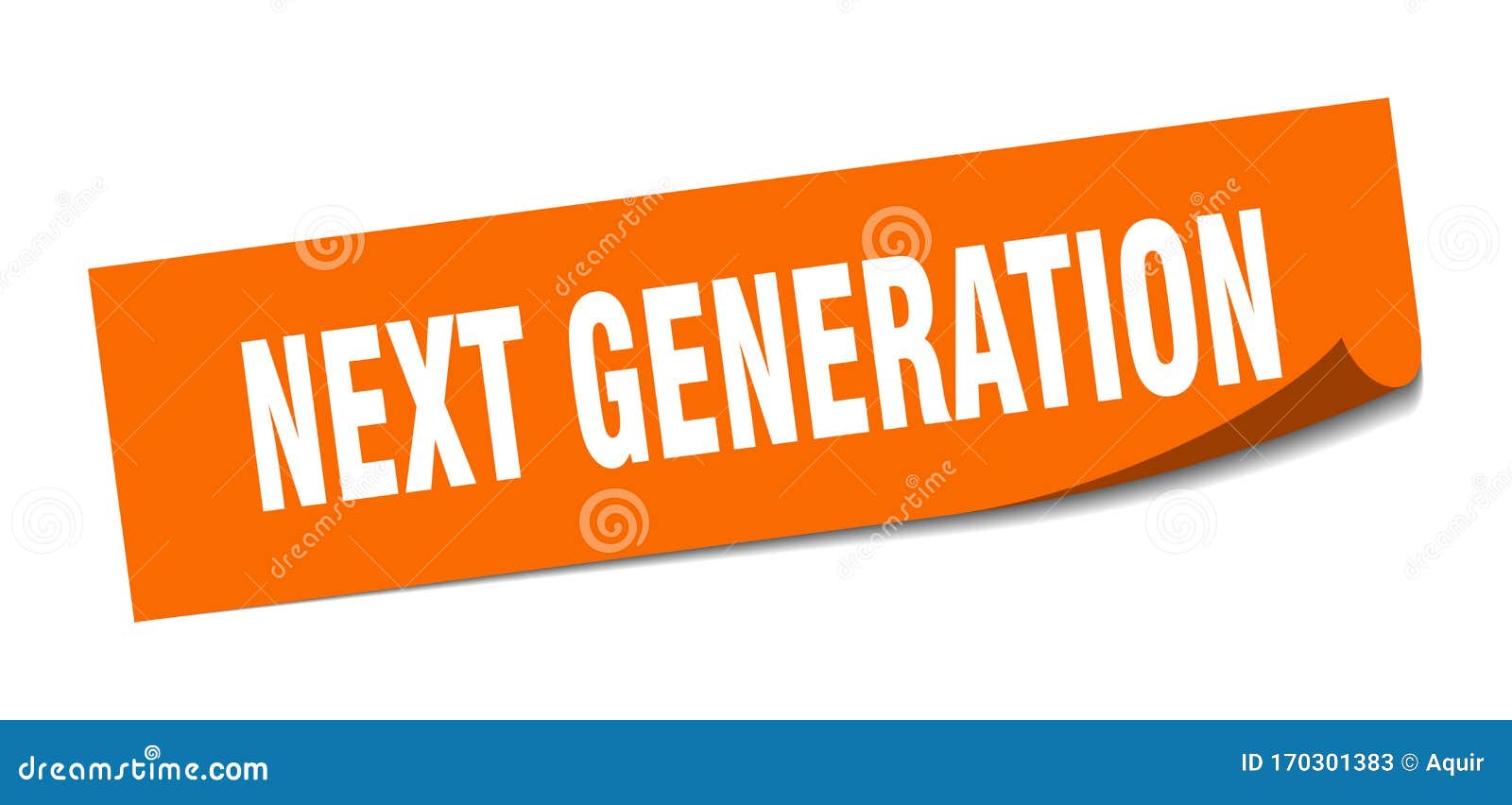 Next Generation Sticker. Next Generation Square Sign Stock Vector ...