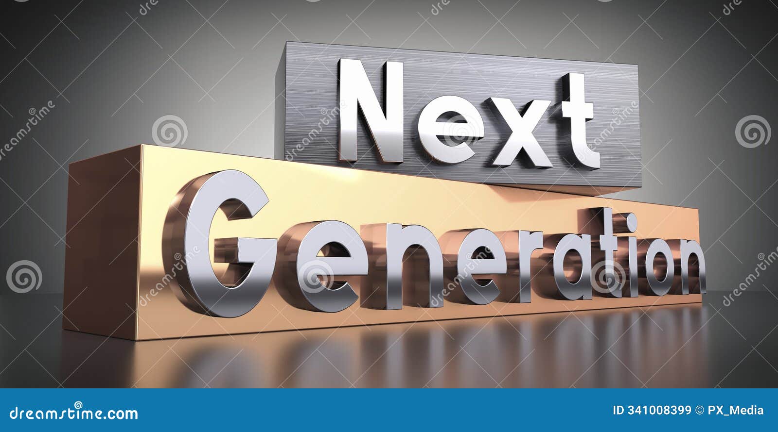 Next Generation Banner Template. Next Generation Ribbon Label. Cartoon ...