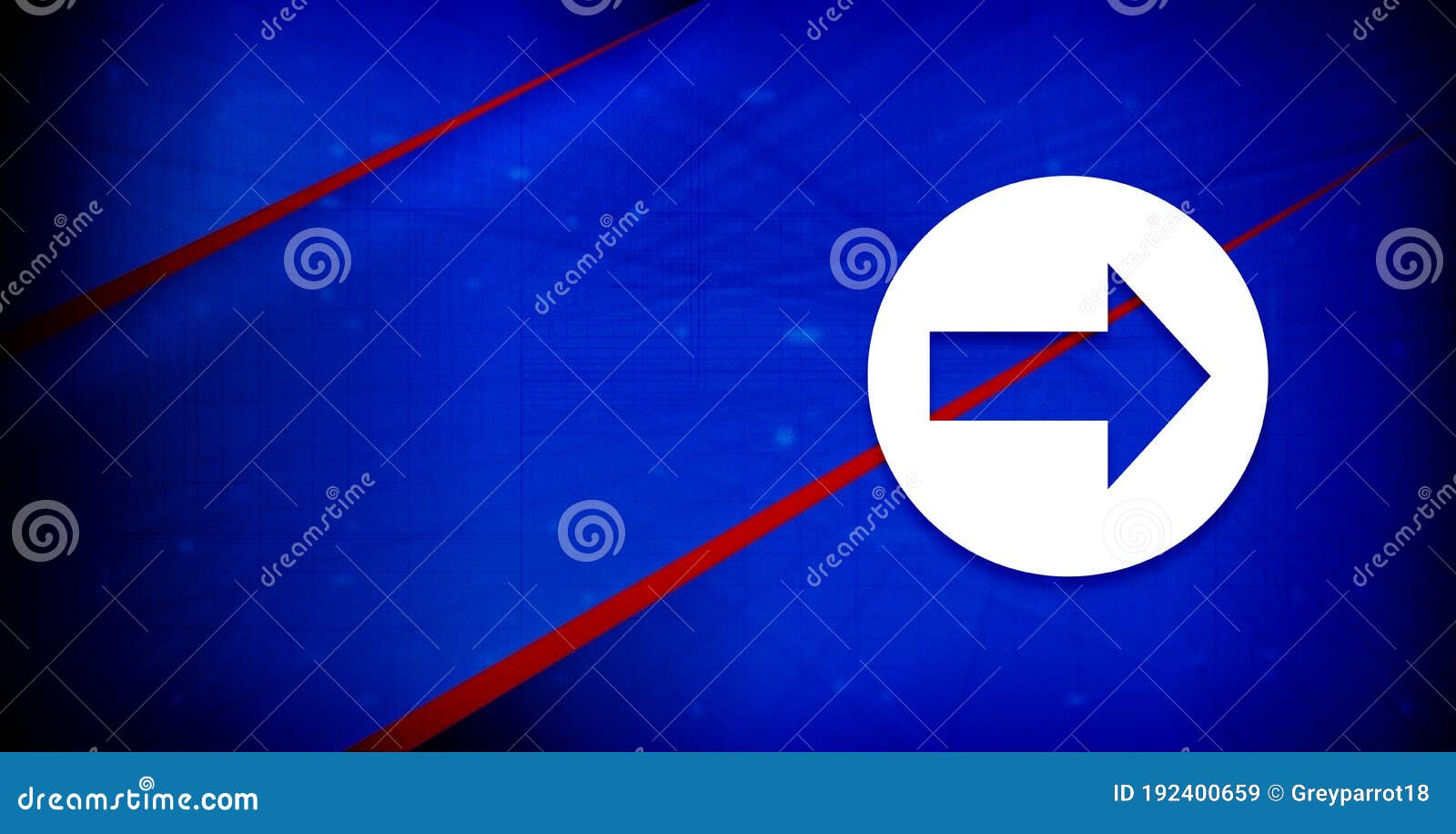 Next Icon Elegant Architecture Design Blue Banner Illustration Stock ...