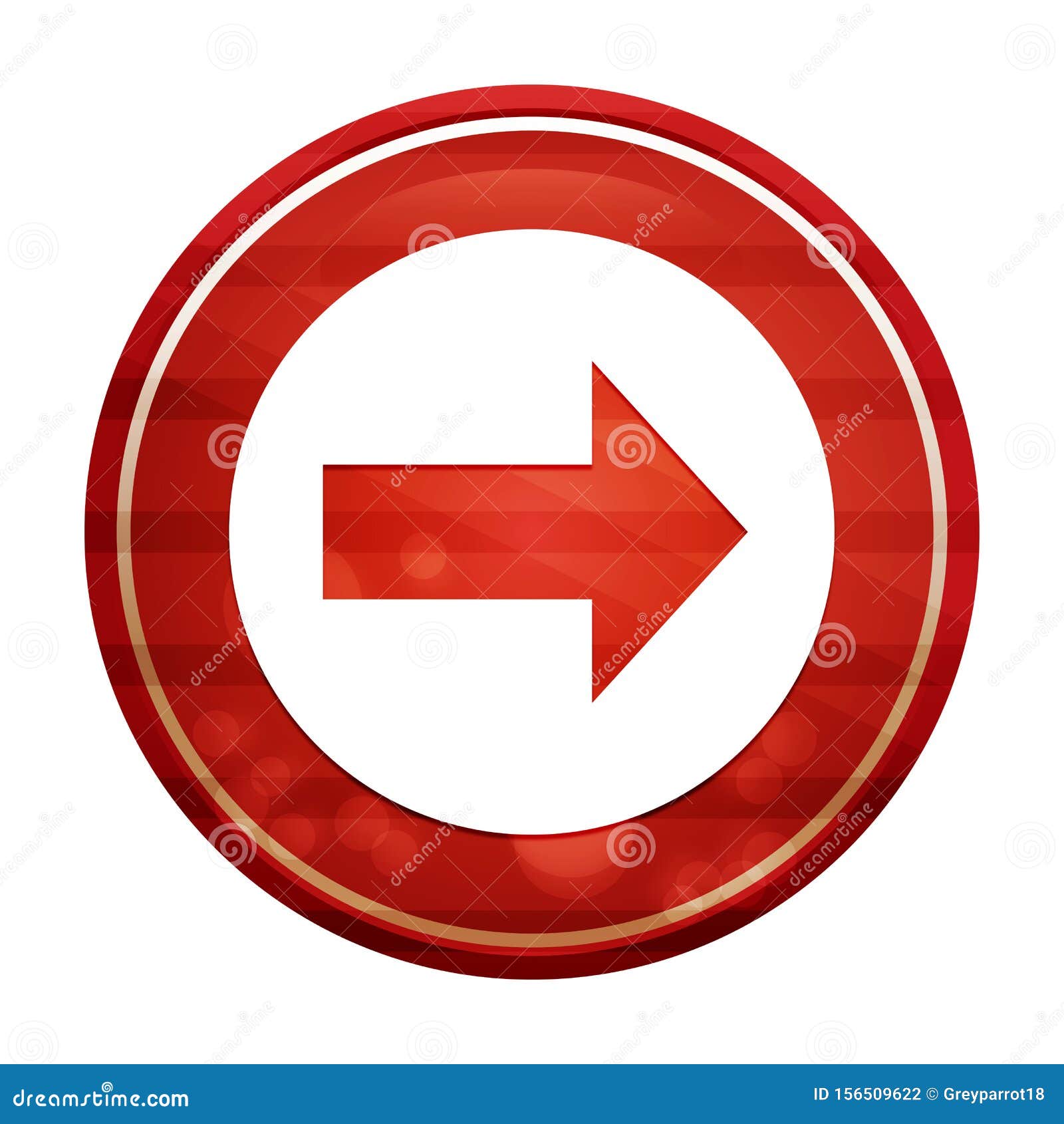 Next Icon Realistic Diagonal Motion Red Round Button Illustration Stock ...