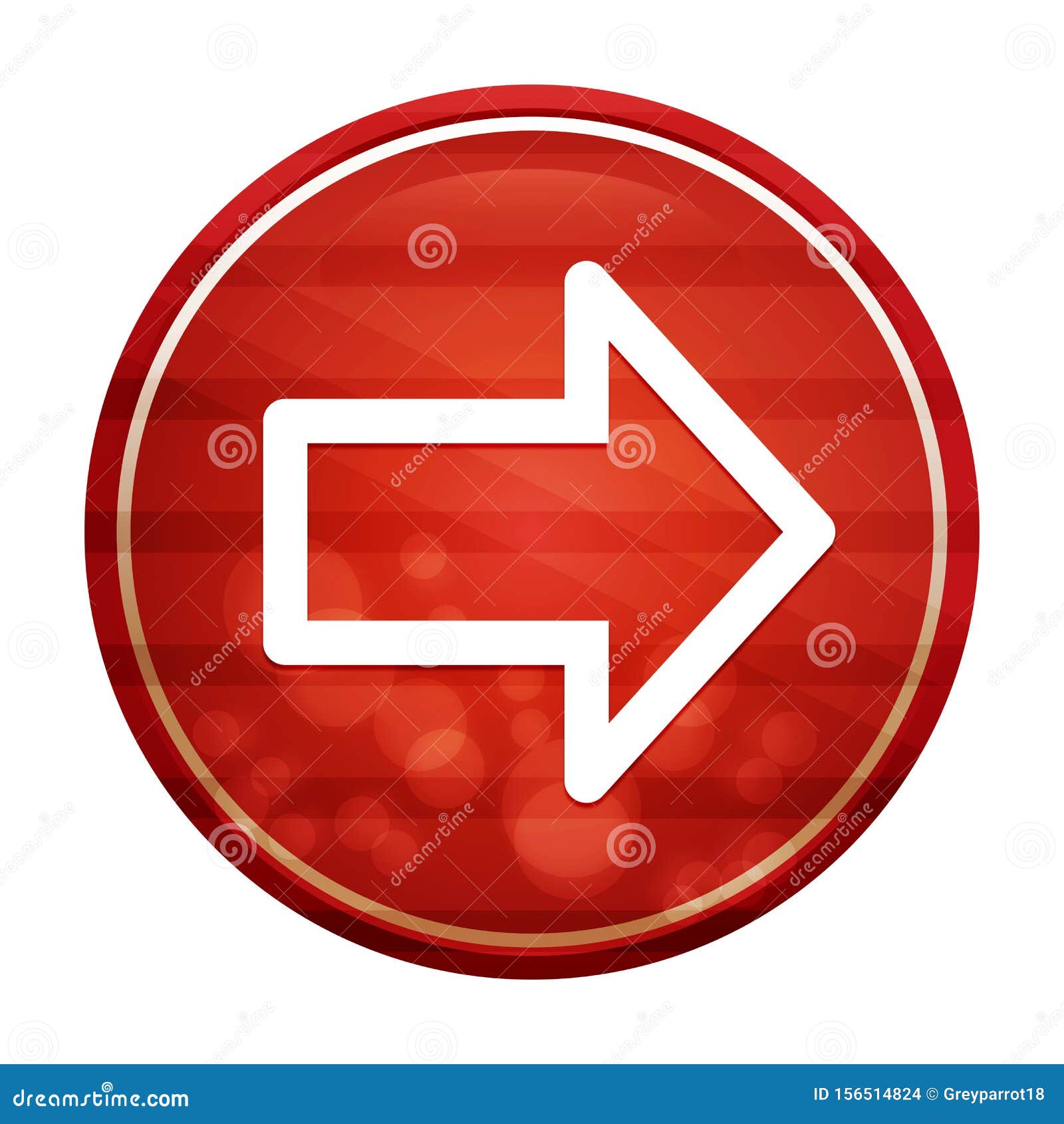 Next Icon Realistic Diagonal Motion Red Round Button Illustration Stock ...