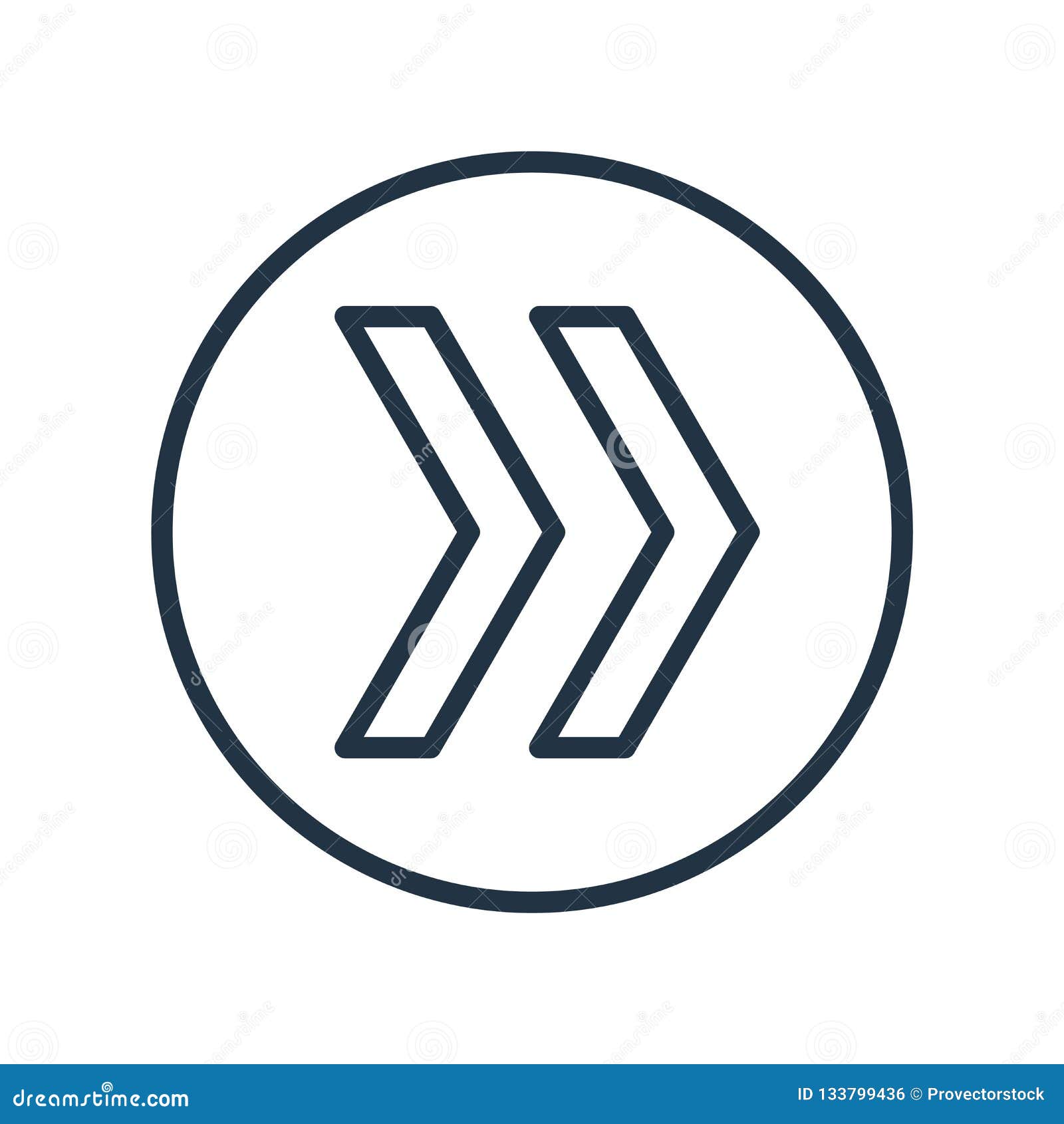 Next Icon Vector Isolated on White Background, Next Sign Stock Vector ...