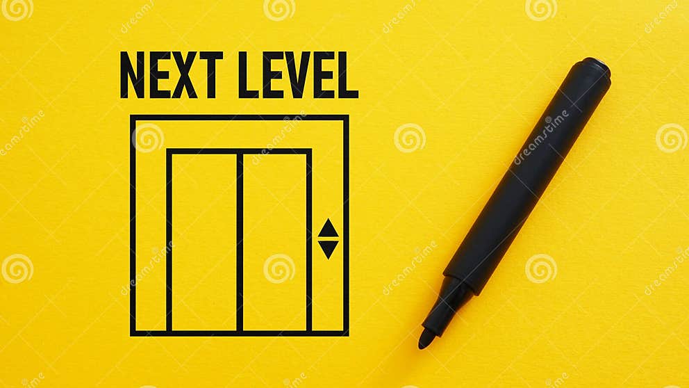 Next Level Concept is Shown Using the Text Stock Photo - Image of ... Next Level Concept is Shown Using the Text Stock Photo - Image of ...