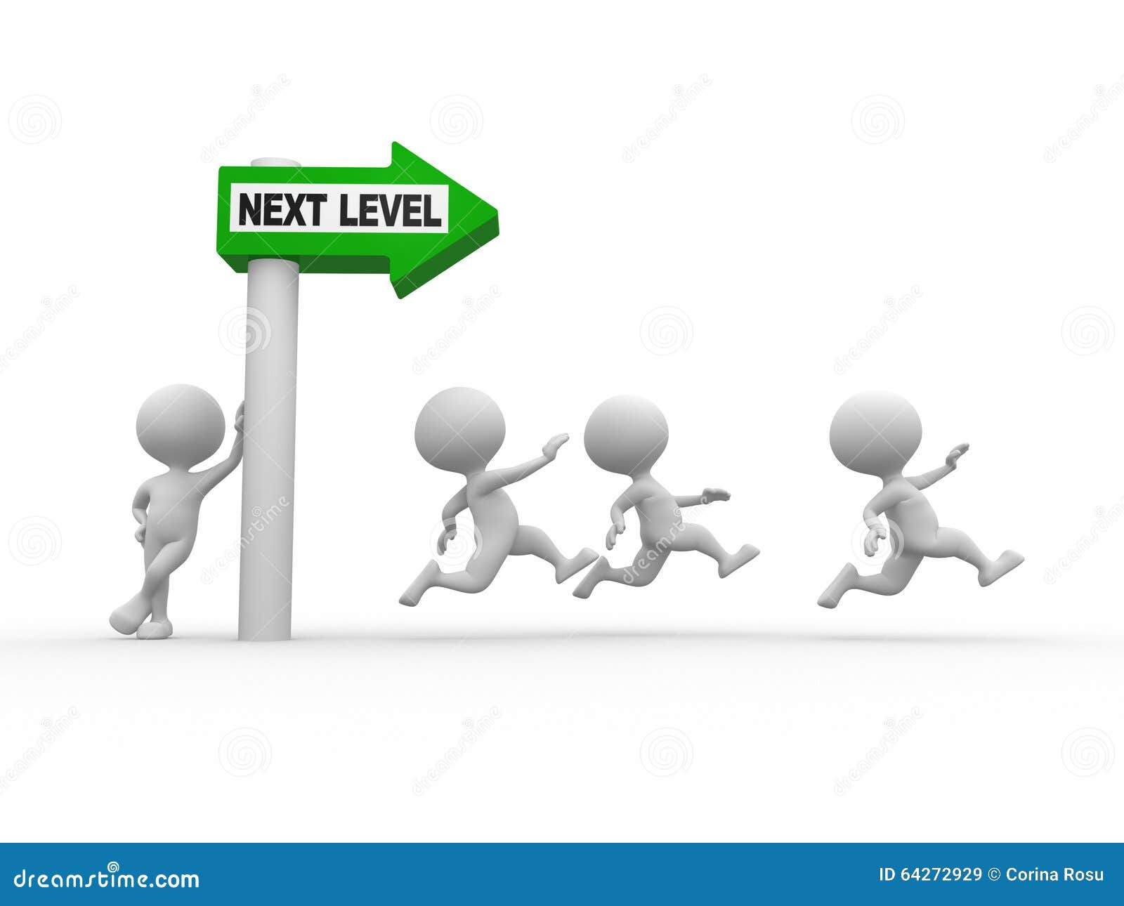 Next level stock illustration. Illustration of opportunity - 64272929