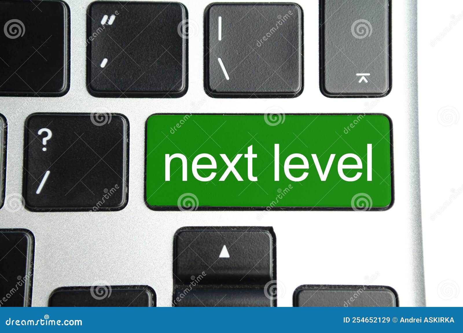 Next Level Words on Keyboard Button. Concept Stock Image - Image of ...