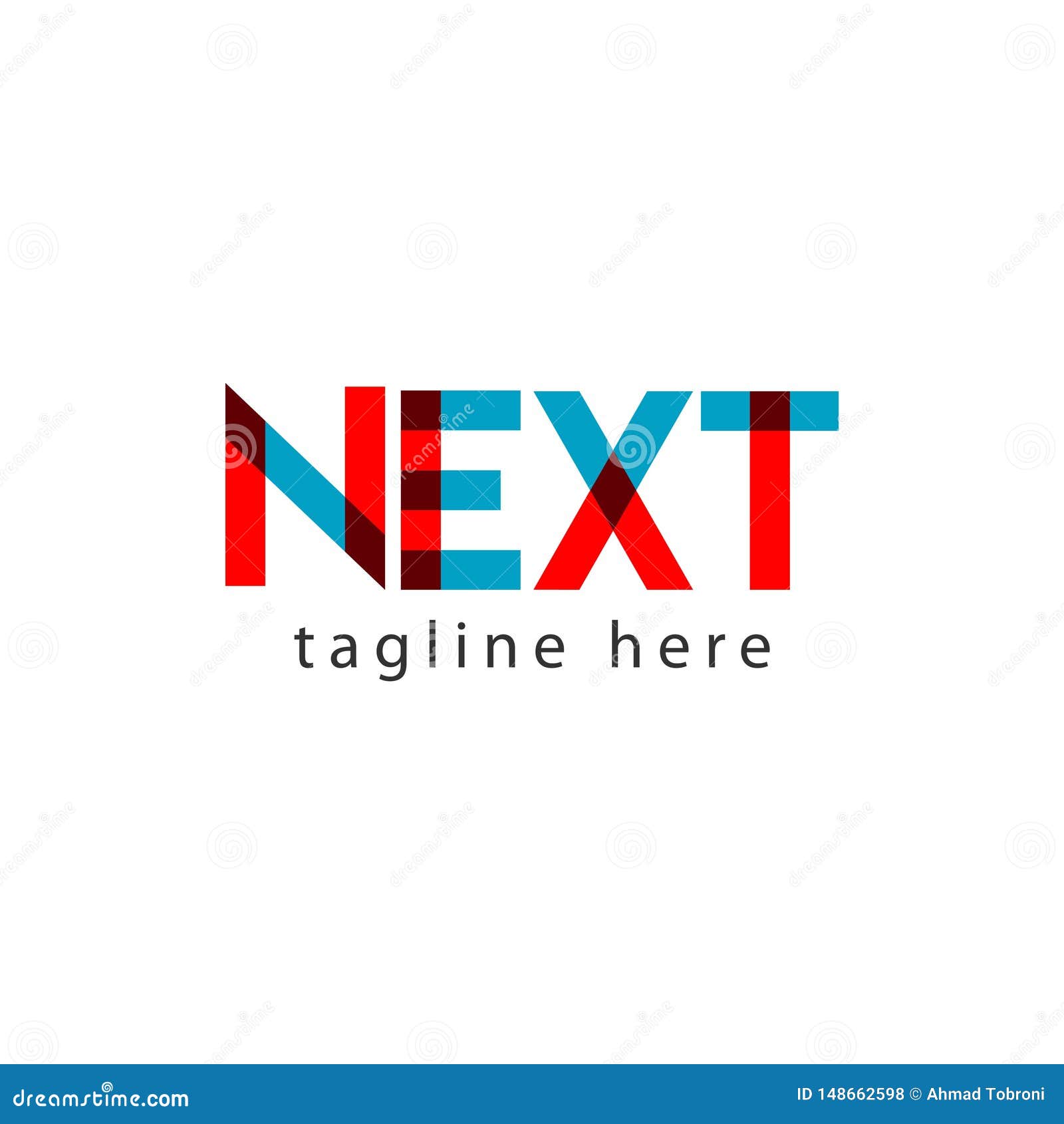 Next Logo Letter Vector Template Design Illustration Stock Vector ...