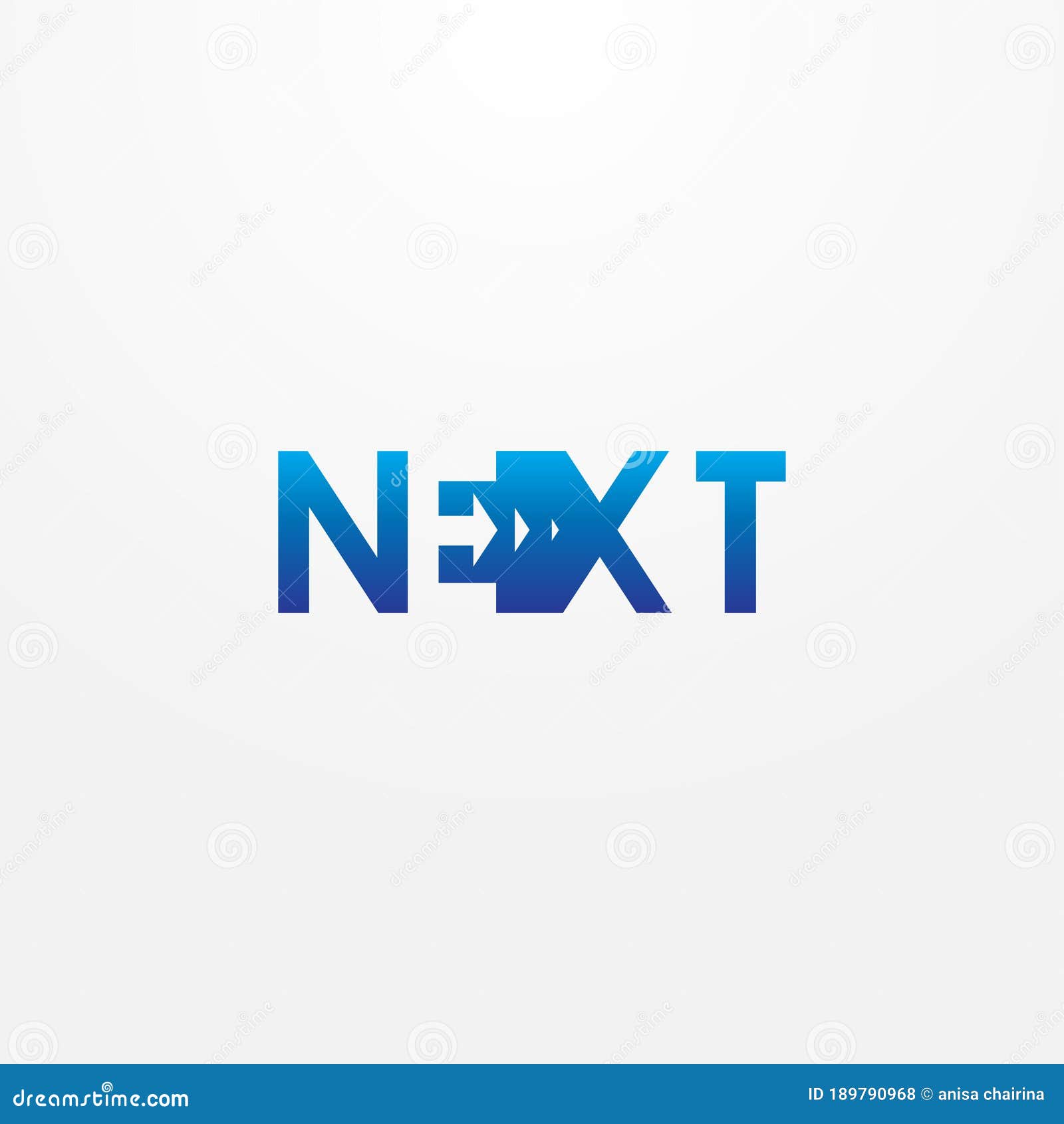 Next Logo Vector Design Illustration for Company Stock Vector ...