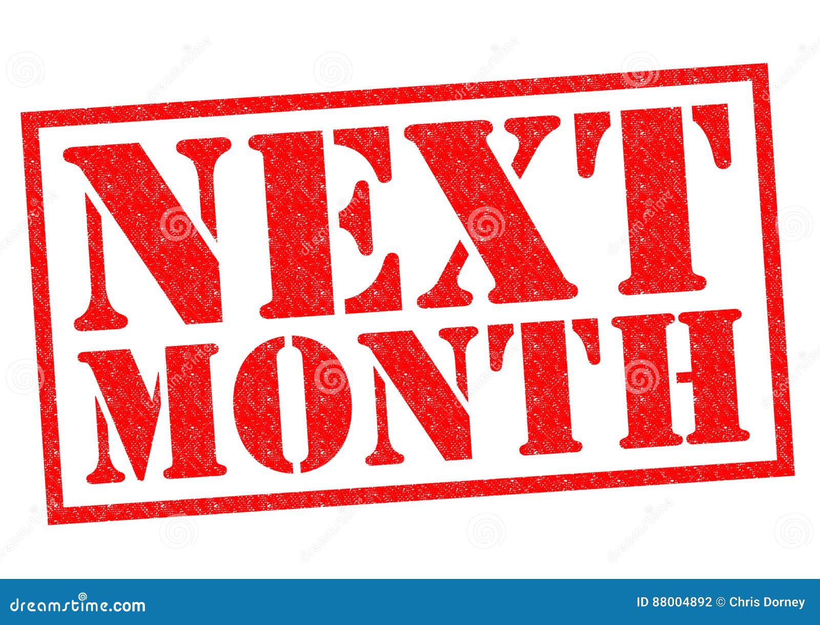 NEXT MONTH stock illustration. Illustration of appointment - 88004892