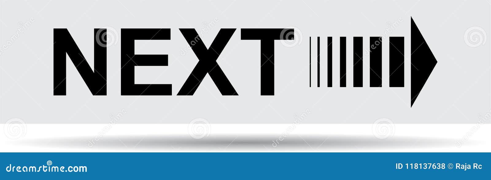 Next Page Icon Web Button Black and White Stock Vector - Illustration ...