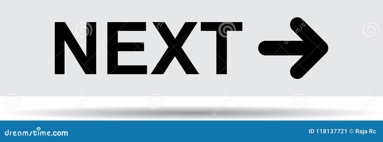 Next Page Icon Web Button Black and White Stock Vector - Illustration ...