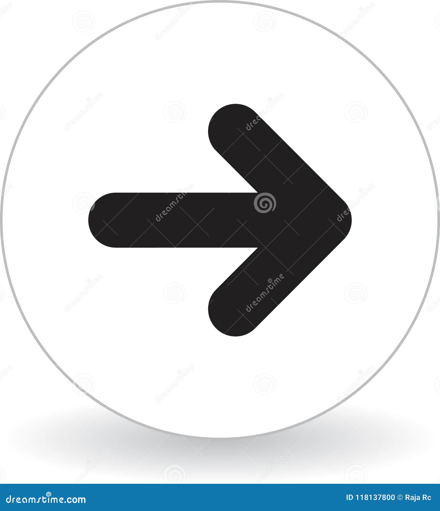 Next Page Icon Web Button Black and White Stock Vector - Illustration ...
