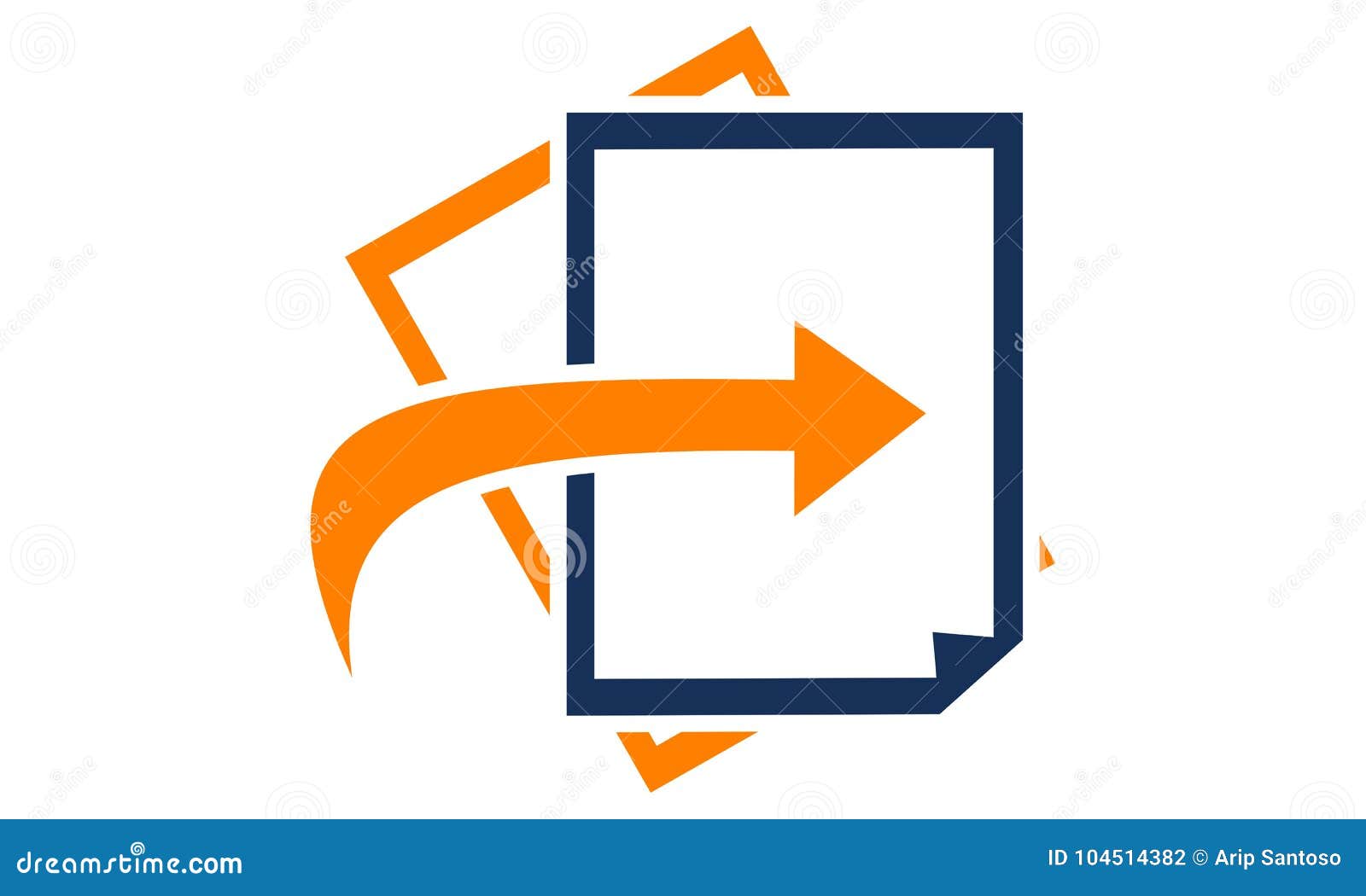 Next Page Template stock vector. Illustration of folder - 104514382