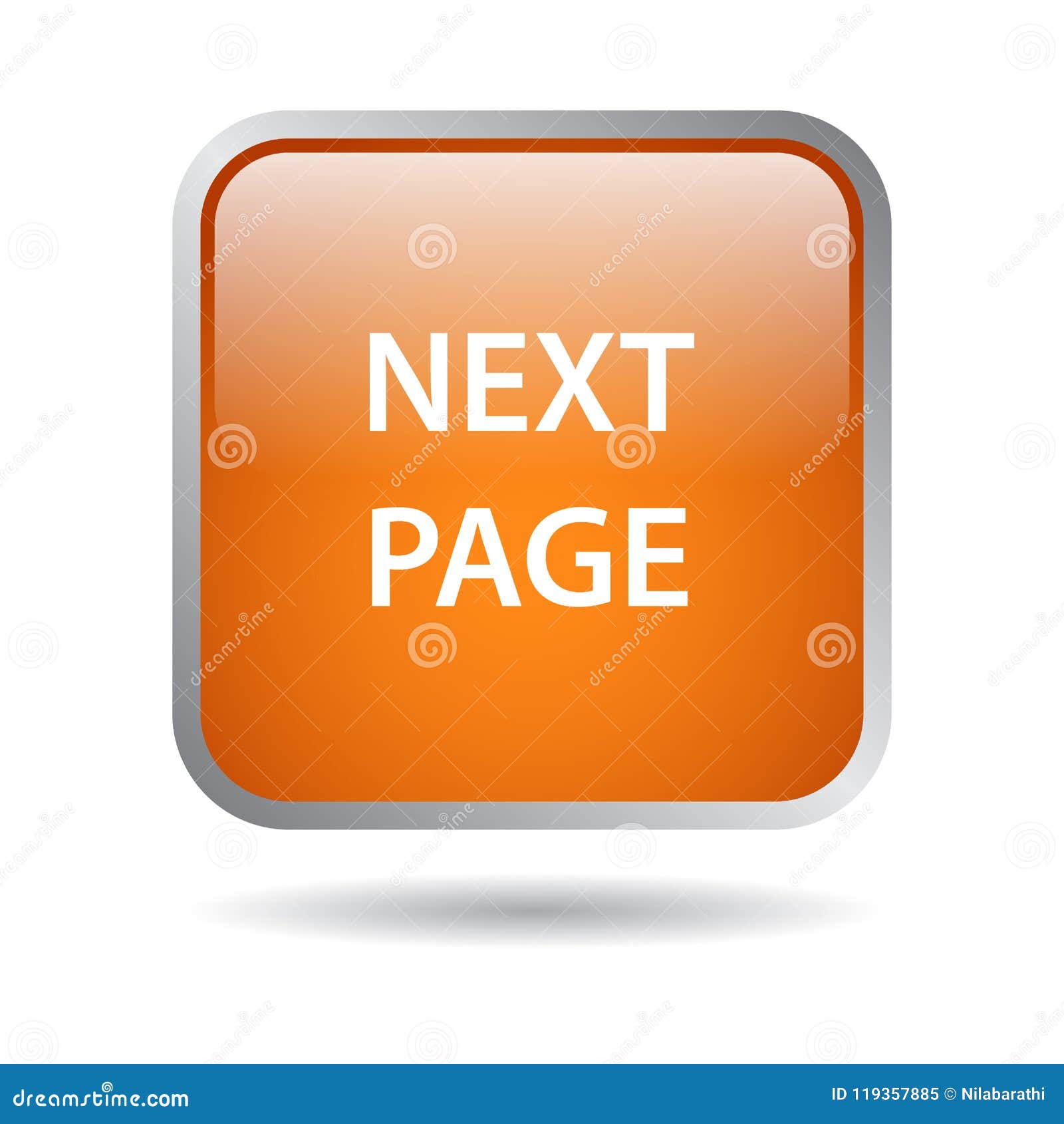 Next page web button stock illustration. Illustration of arrival ...