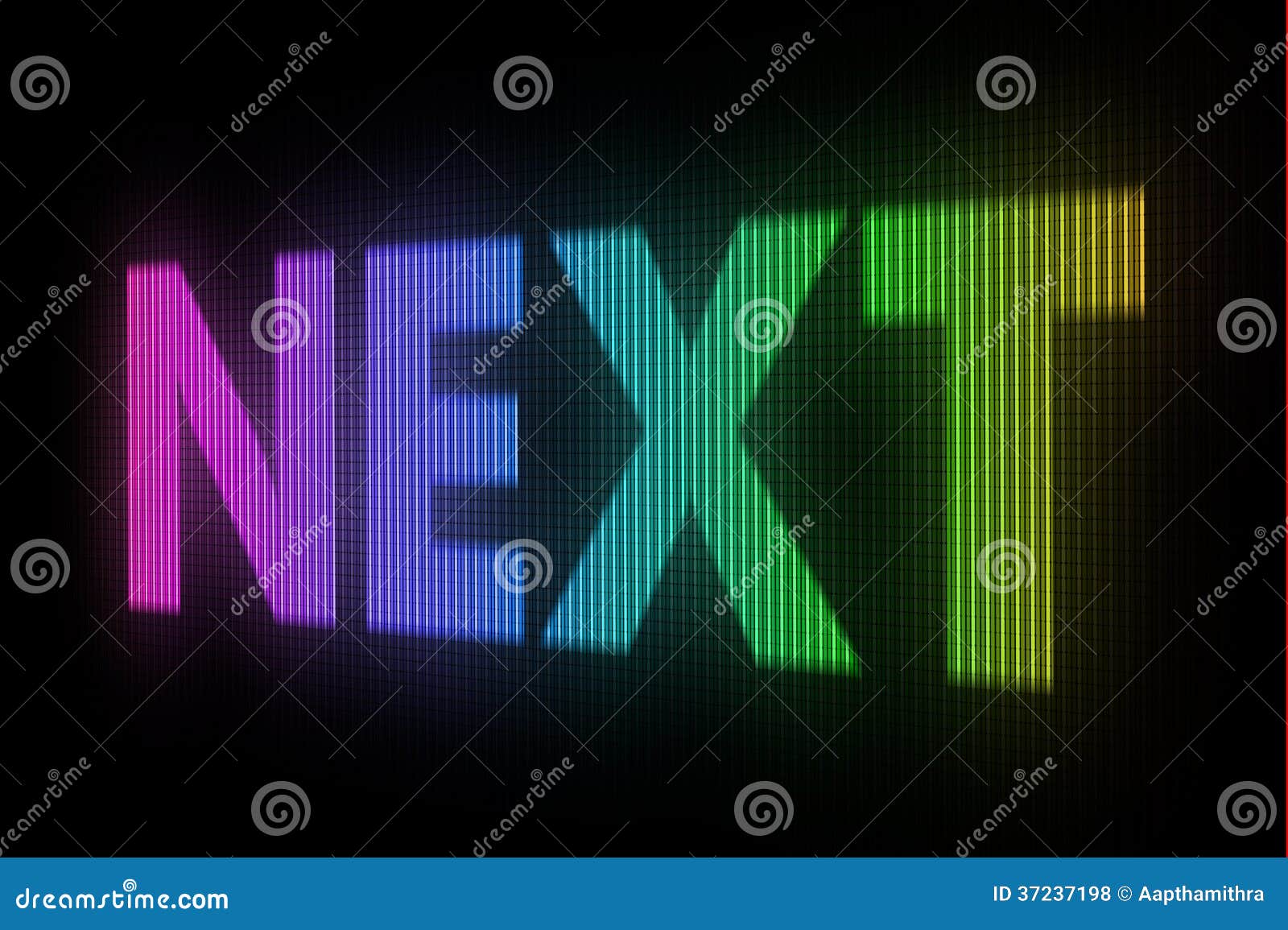 Next sign board stock illustration. Illustration of monochrome - 37237198
