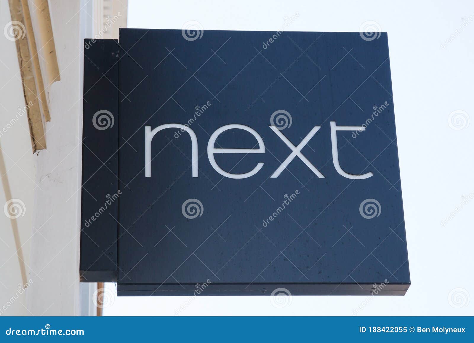 The Next Sign Hanging Above a Shop in the UK Editorial Image - Image of ...