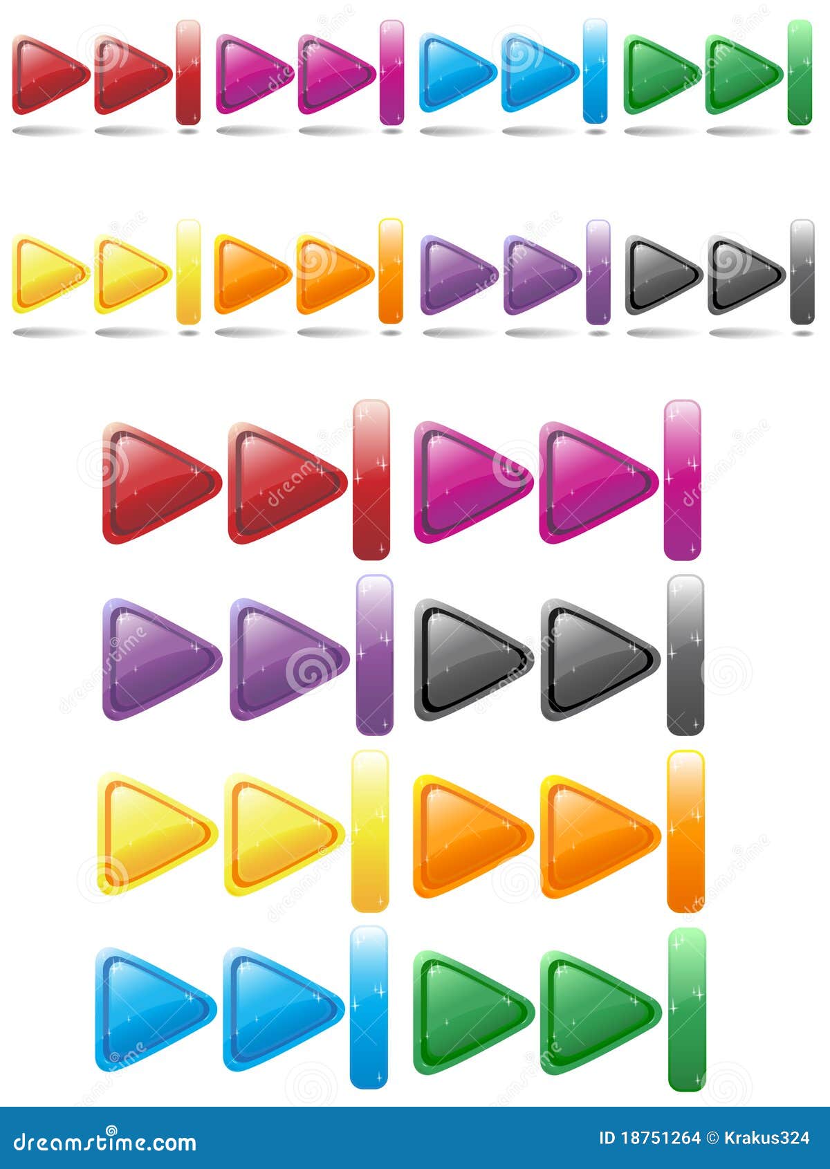 Next song button stock illustration. Illustration of pink - 18751264