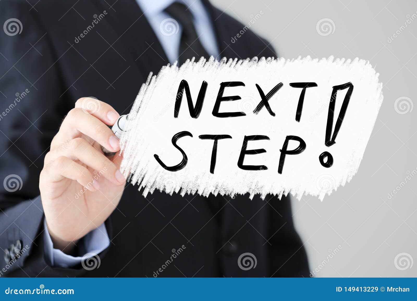 Next Step Business Concept stock image. Image of word - 149413229