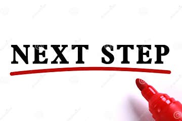 Next Step Concept stock image. Image of line, marker - 50968965