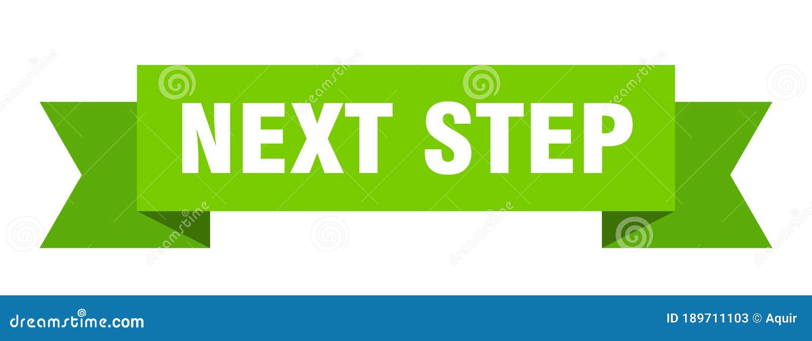 Next Step Ribbon. Next Step Isolated Band Sign Stock Vector ...
