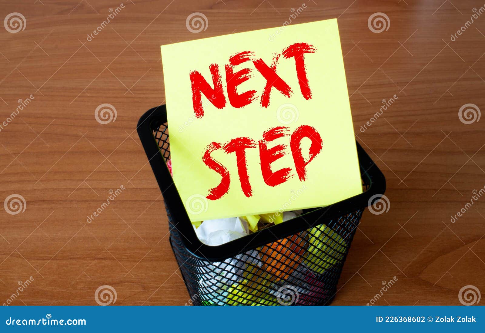 Next Step Sign with Clouds and Sky Background Stock Photo - Image of ...