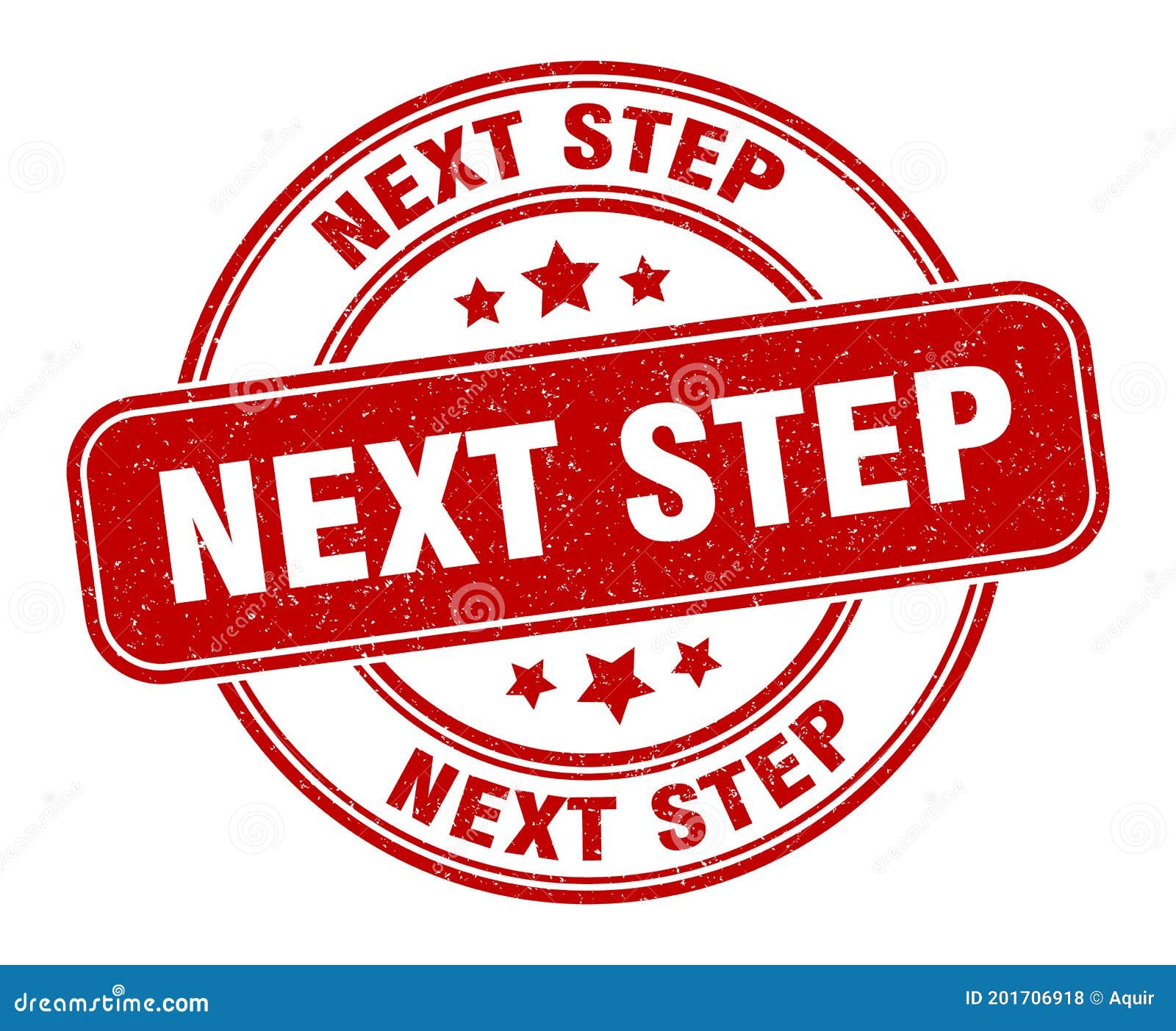 Next Step Stamp. Next Step Label. Round Grunge Sign Stock Vector ...