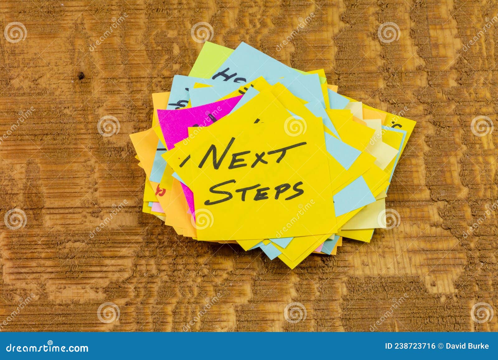 Next Steps Forward Direction Development Goal Progress Plan Ahead Stock ...