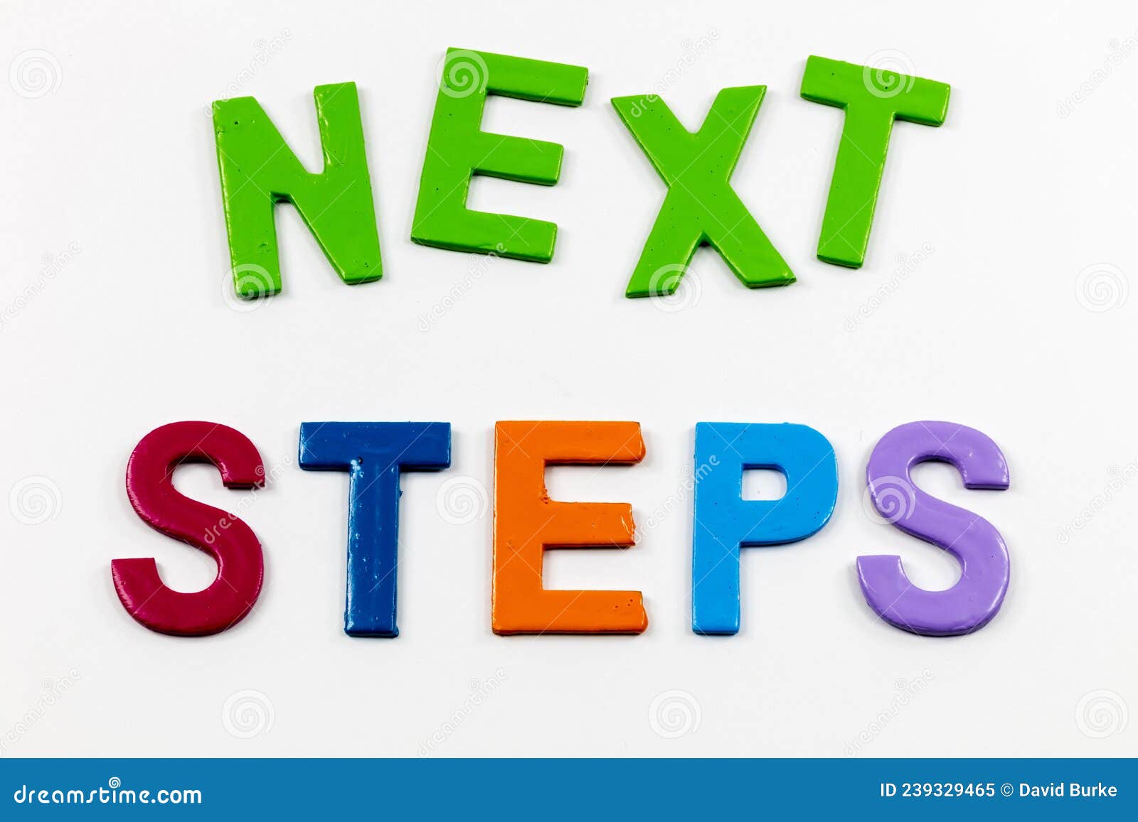 Next Steps Forward Direction Progress Future Goal Stock Image - Image ...