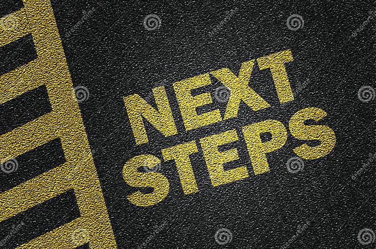 Next steps stock illustration. Illustration of business - 48390301