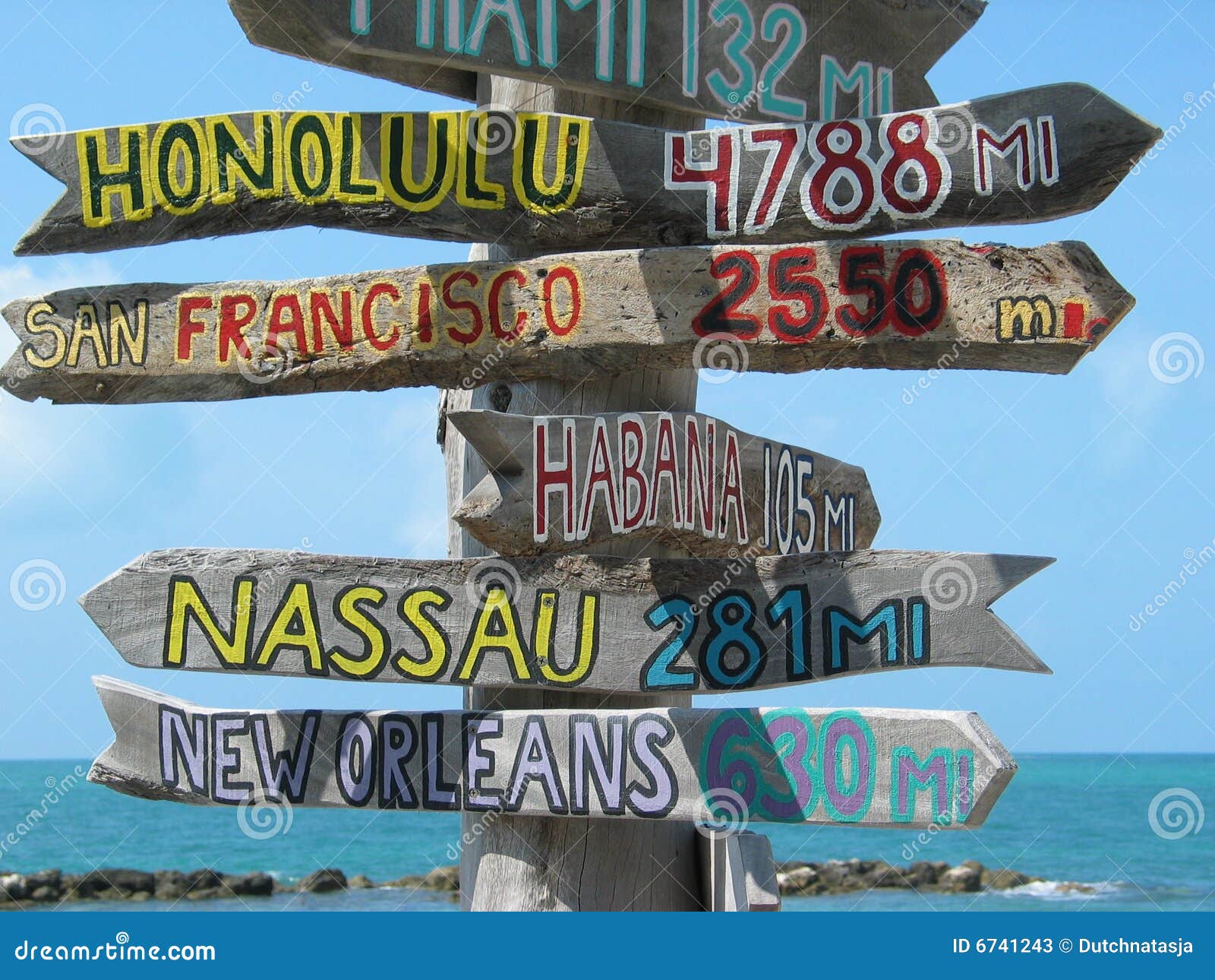 Next stop... stock image. Image of color, florida, ocean - 6741243