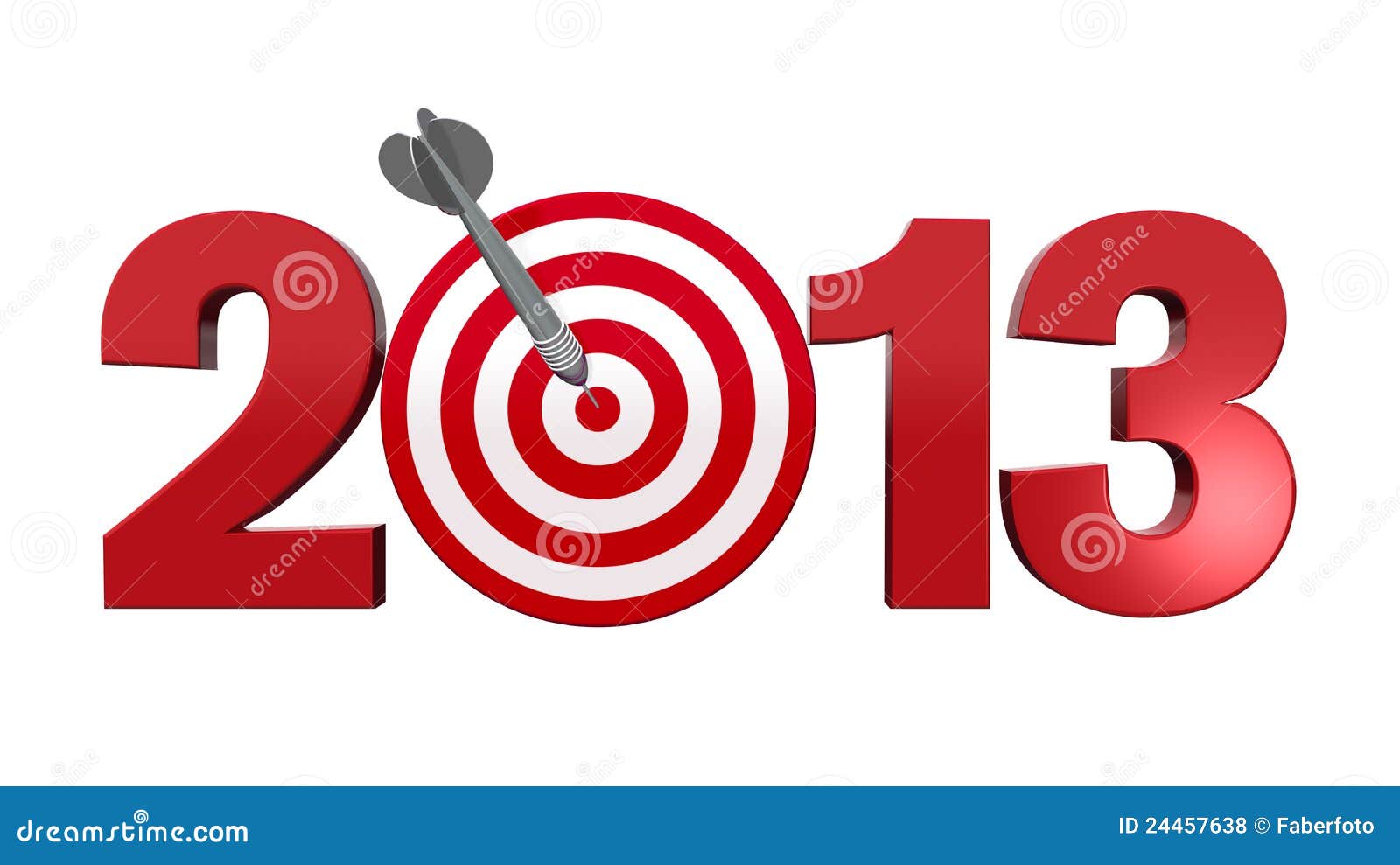 Next Target 2013. stock illustration. Illustration of business - 24457638