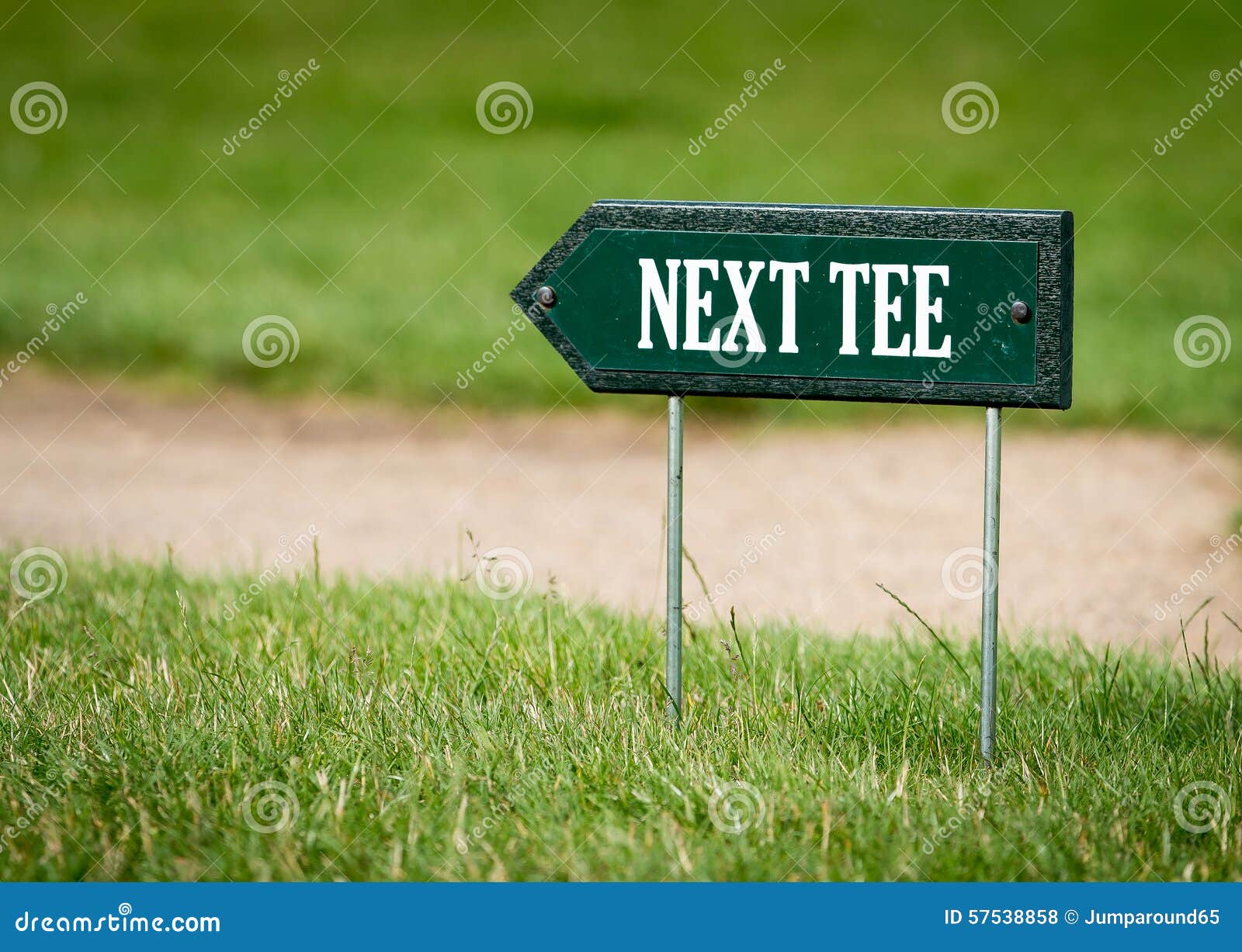 Next tee sign stock photo. Image of recreation, sign - 57538858