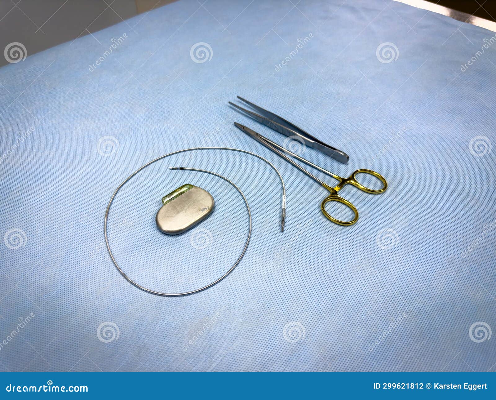 Next To a Pacemaker are Surgical Instruments Stock Photo - Image of ...