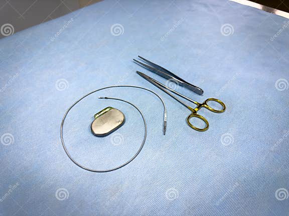 Next To a Pacemaker are Surgical Instruments Stock Photo - Image of ...