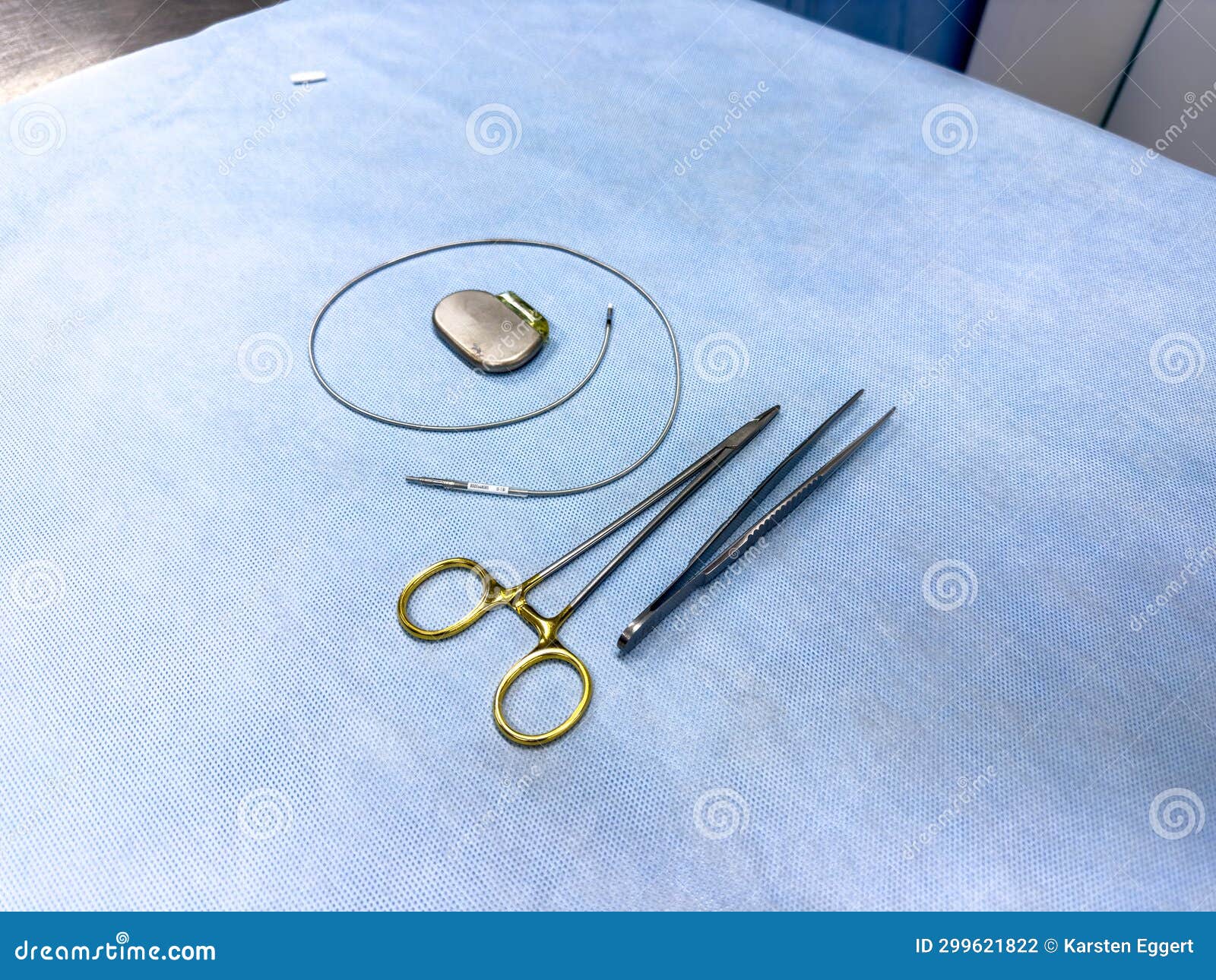 Next To a Pacemaker are Surgical Instruments Stock Photo - Image of ...