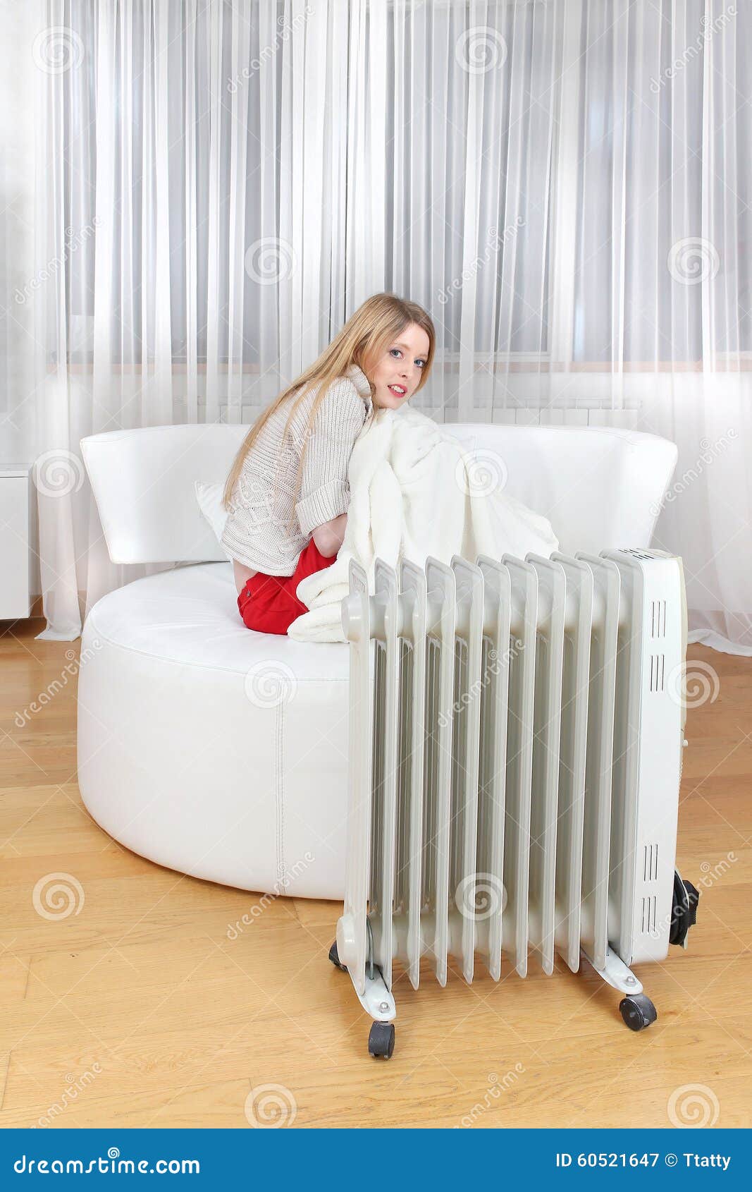 Next to radiator stock image. Image of girl, beautiful - 60521647