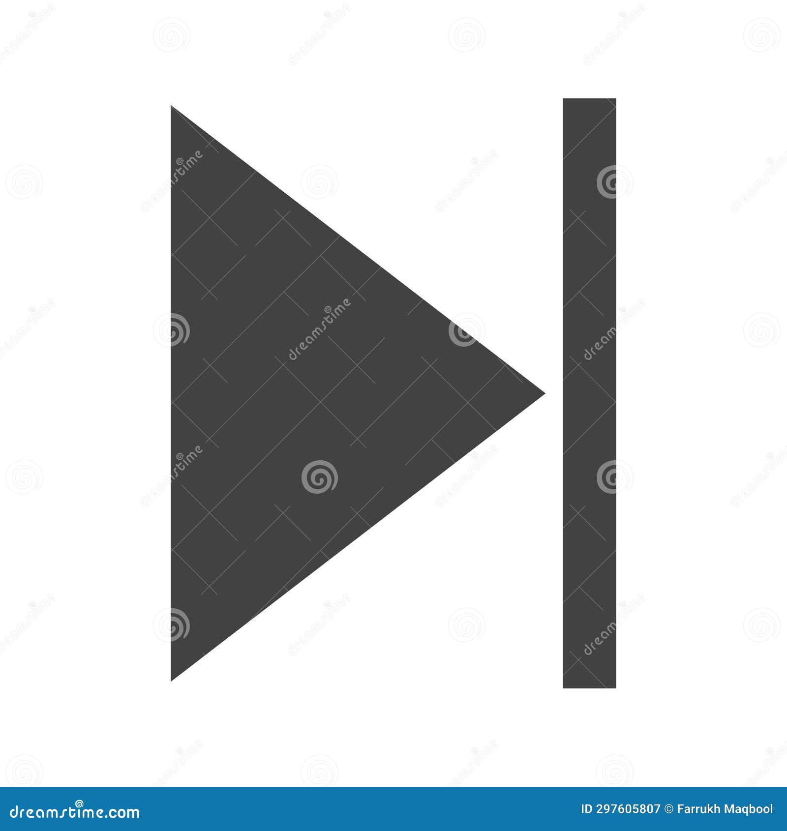 Next Track Icon Vector Image. Stock Vector - Illustration of multimedia ...