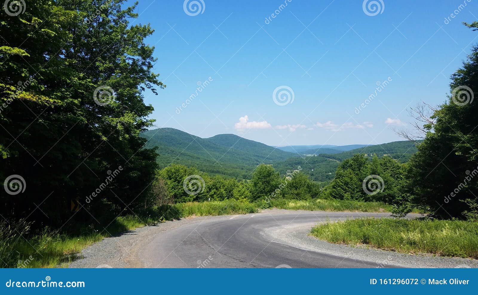 The next turn stock photo. Image of mountain, turn, summer - 161296072