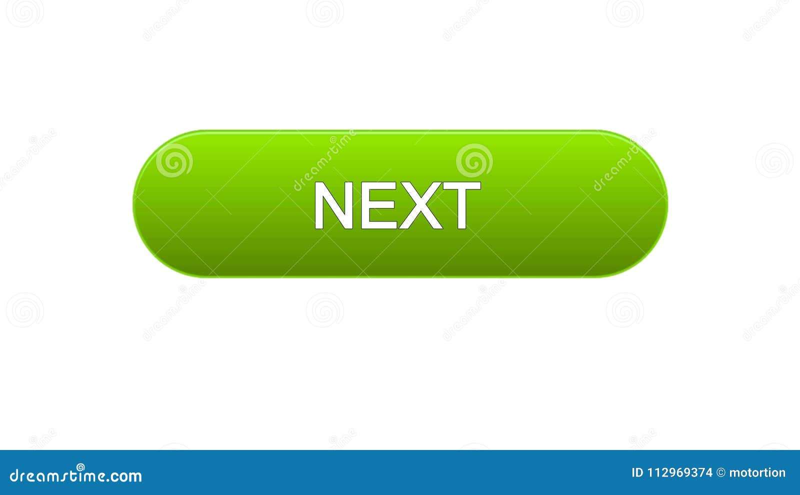 Next Web Interface Button Green Color, Internet Site Design, Online Program Stock Illustration ...