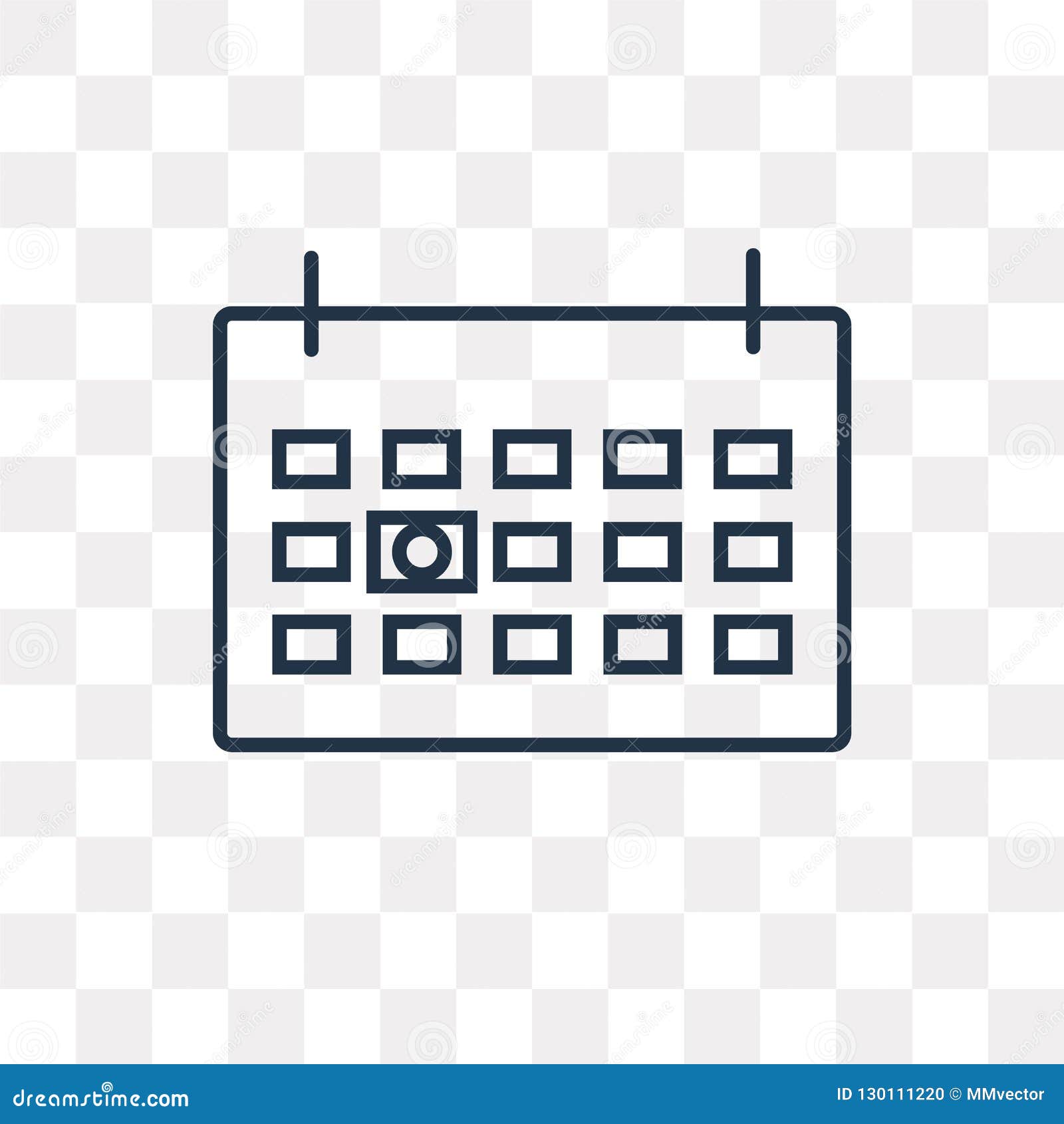 Next Week Vector Icon Isolated on Transparent Background, Linear Stock ...