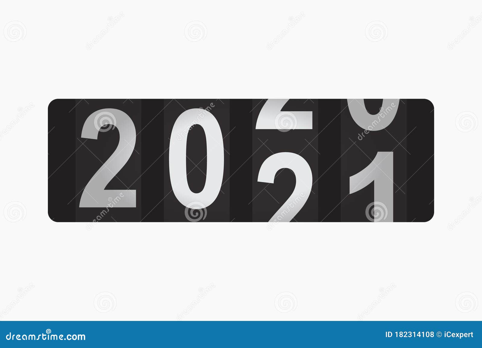 Next Year Counter. Vector Illustration Stock Vector - Illustration of ...