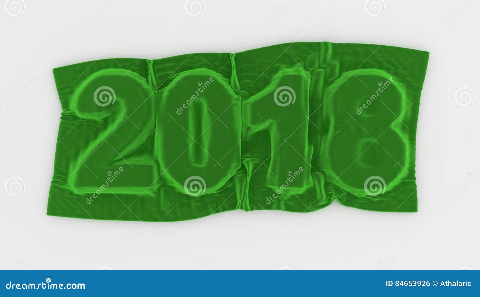 Next Year 2018 Sign Velvet Shrouded Stock Illustration - Illustration ...