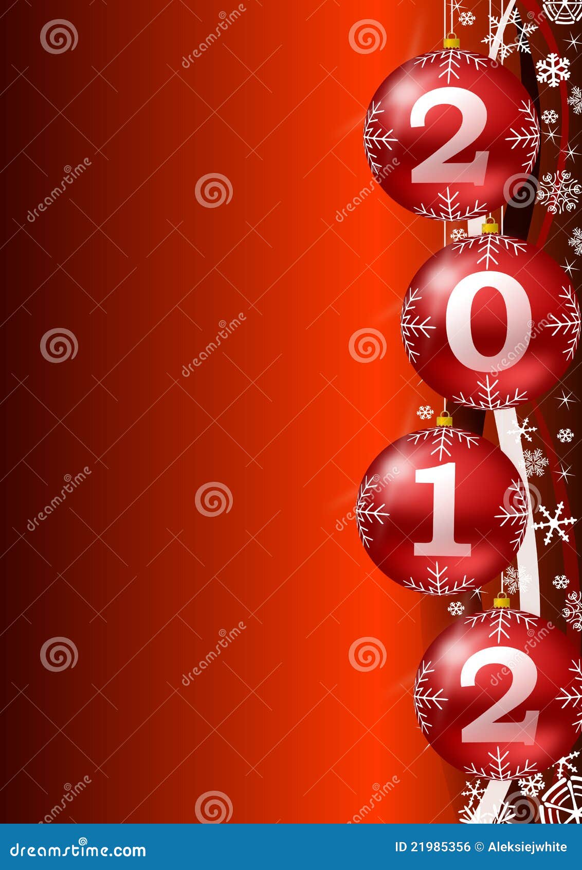 Ney year 2012 background stock illustration. Illustration of color ...