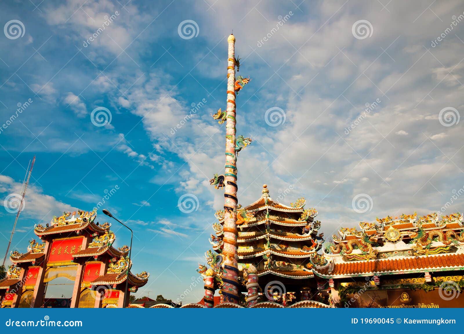 Nezha,Naja Chinese Temple stock image. Image of chinese - 19690045
