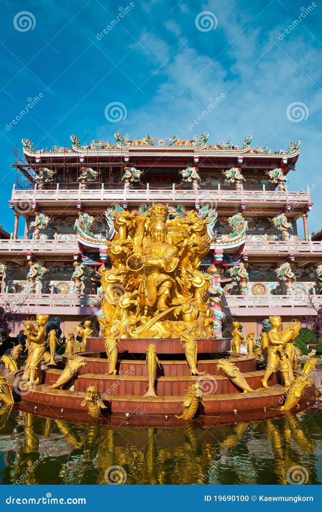Nezha,Naja Chinese Temple stock photo. Image of dynasty - 19690100