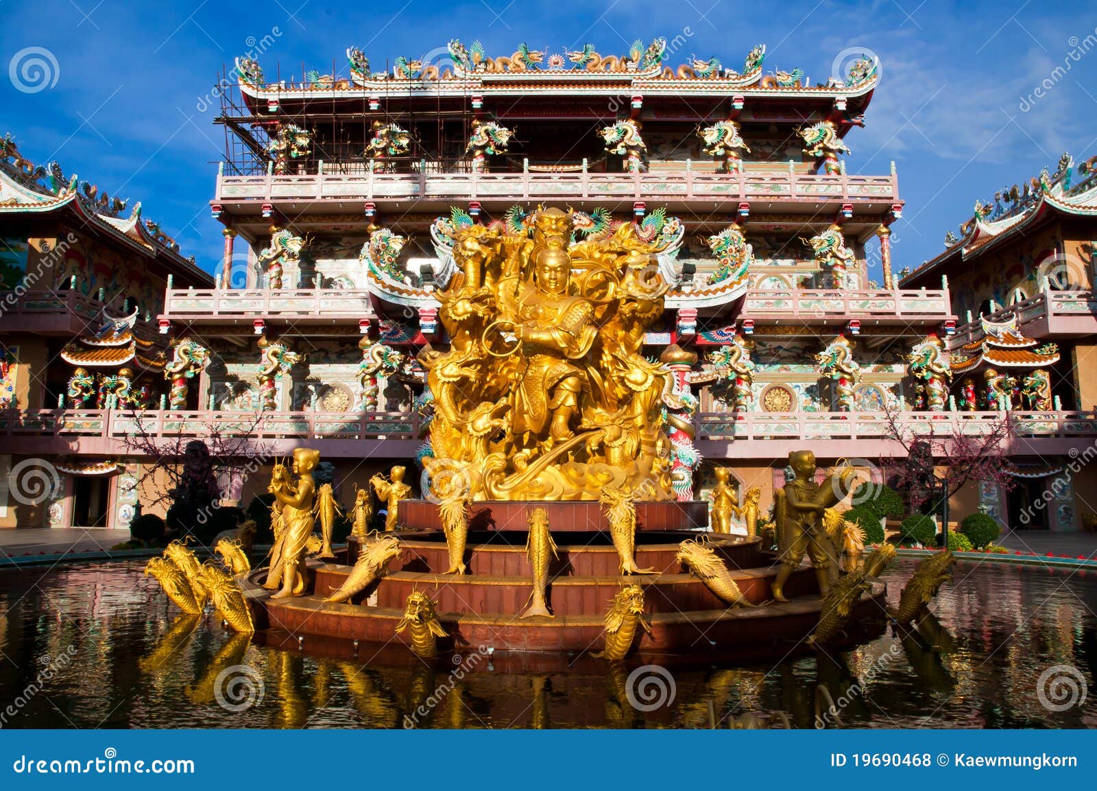 Nezha,Naja Chinese Temple stock photo. Image of architecture - 19690468