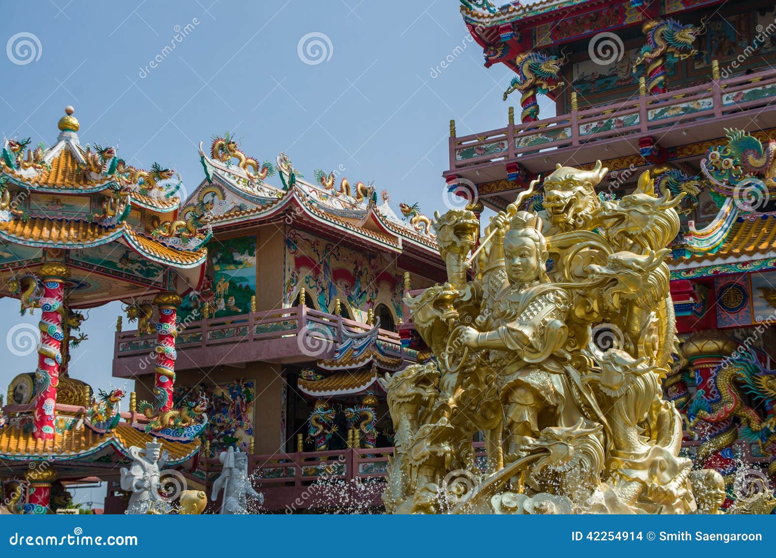 Nezha temple stock photo. Image of sriracha, nezha, place - 42254914