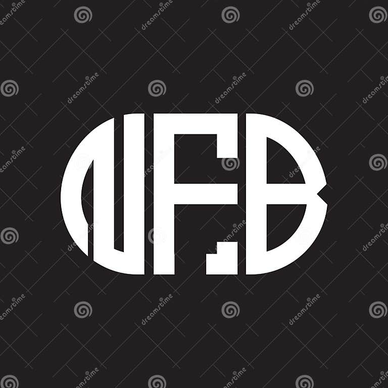 NFB Letter Logo Design on Black Background. NFB Creative Initials ...