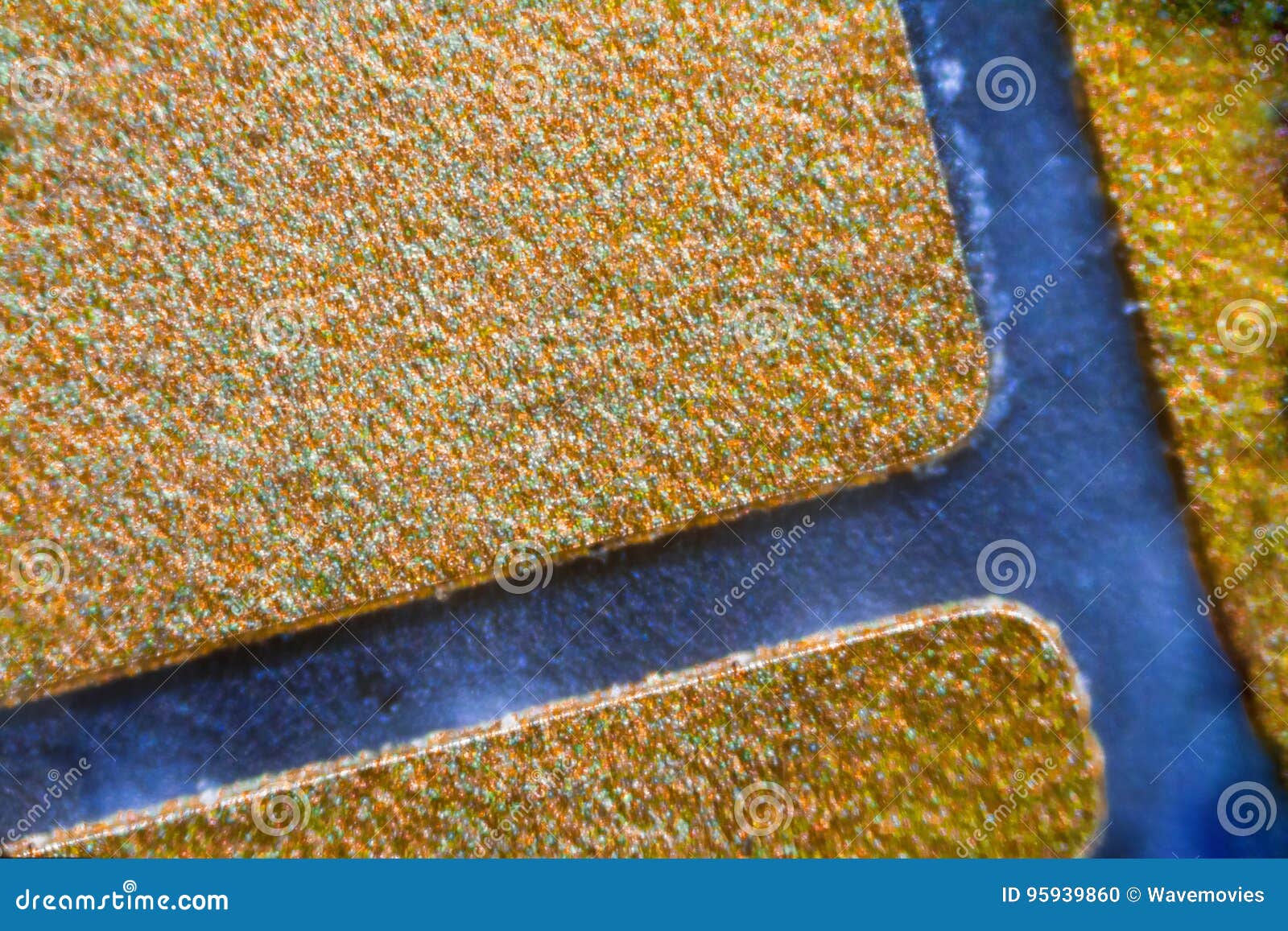 NFC Chip Under the Microscope Stock Photo - Image of magnification ...
